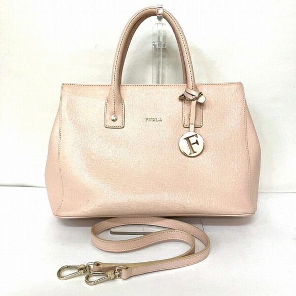 Furla | Bags | Furla Linda Pink Leather 2way Bag Tote Ladies | Poshmark